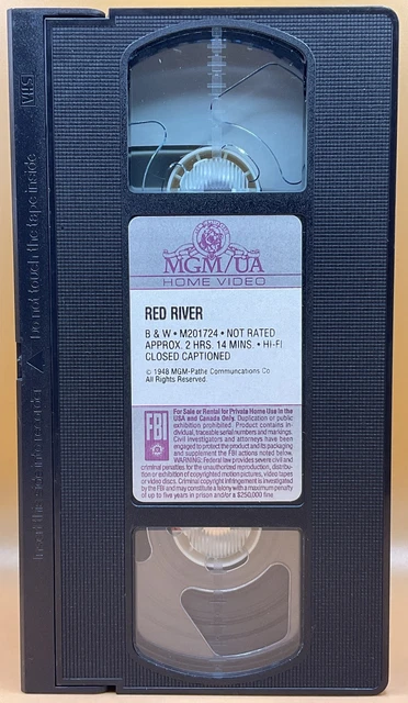 RED RIVER VHS 1948, 1997 John Wayne Montgomery Clift **Buy 2 Get 1 Free ...