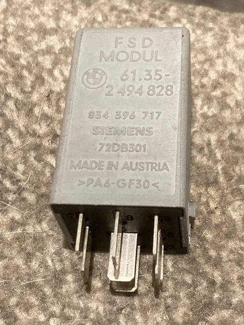 BMW 3 SERIES E36 Folding Sliding Roof Relay 61352494828 Siemens ...