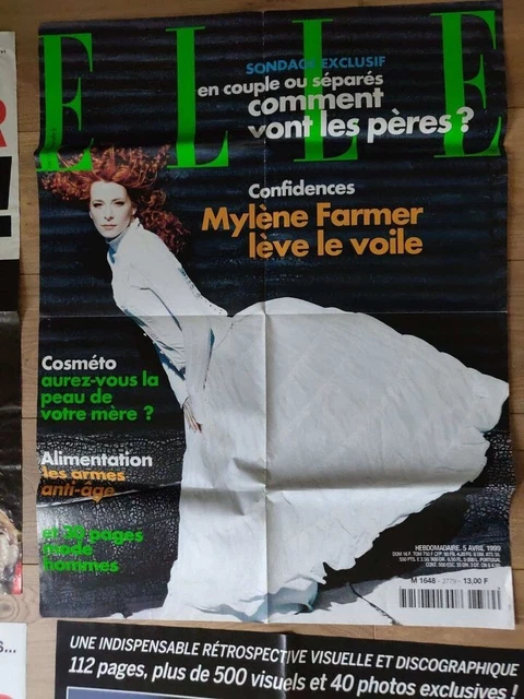 MYLÈNE FARMER AFFICHES Promo ELLE, Ici Paris, Ciné télé revue, MF et vous EUR 55,00 - PicClick FR