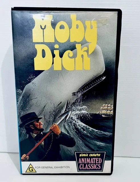 MOBY DICK ANIMATED Cartoon Video Kids Family Vhs Pal $19.95 - PicClick AU