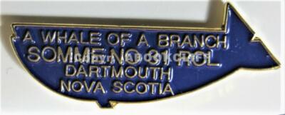 ROYAL CANADIAN LEGION 21 DARTMOUTH NS Pin WHALE -1 £1.97 - PicClick UK