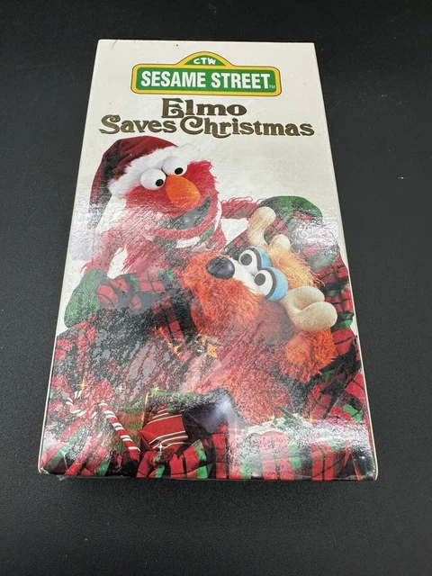 SESAME STREET - Elmo Saves Christmas (VHS, 1996) £7.99 - PicClick UK