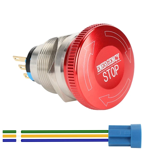 Joystick Push Button Switches Emergency Stop Button 22mm Emergency Stop ...