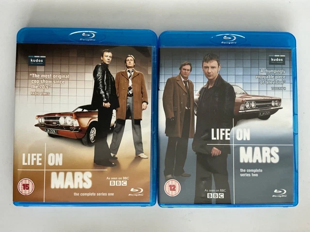 LIFE ON MARS - The Complete Series 1 & 2 / one & two Collection on blu ...