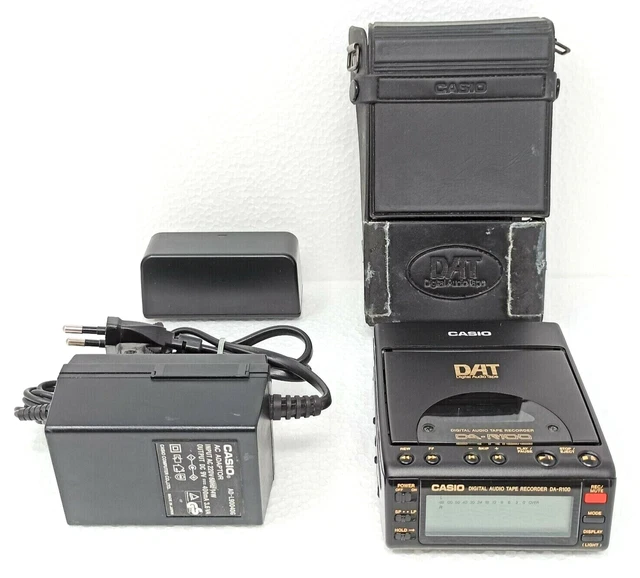 CASIO DA-R100 DIGITAL audio tape recorder dat casio walkman dat casio ...