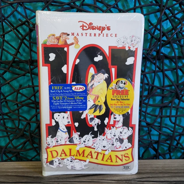 101 DALMATIONS VHS Tape Walt Disney Masterpiece Collection 1999 NEW ...