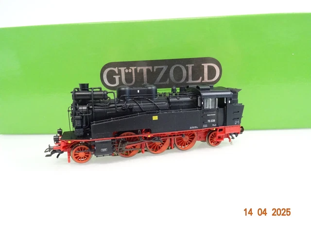 GÜTZOLD H0 40041 AC Dampflok BR 75 538 der DR mit Digital Top in OVP JL79 EUR 389,99 - PicClick DE