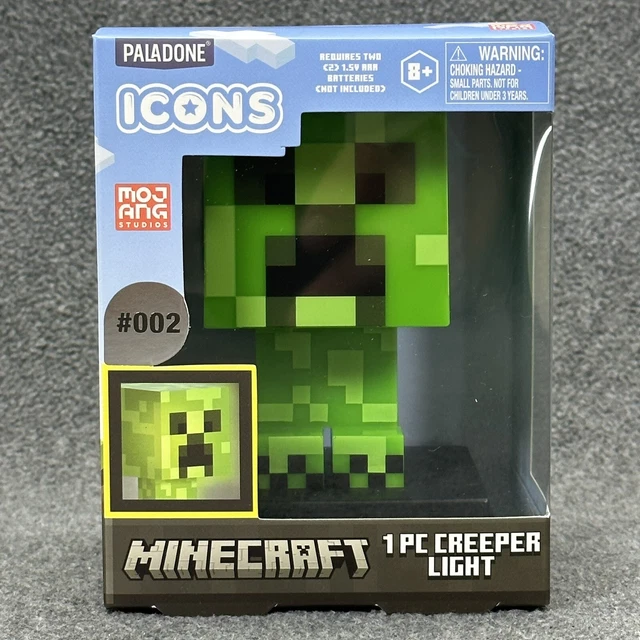 MINECRAFT CREEPER NIGHT Light Lamp 3D Character Figure Icons Paladone ...
