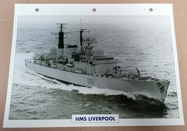 PHOTO - HMS LIVERPOOL Ship A4 Size Photo Reprint Great For Framing! See ...