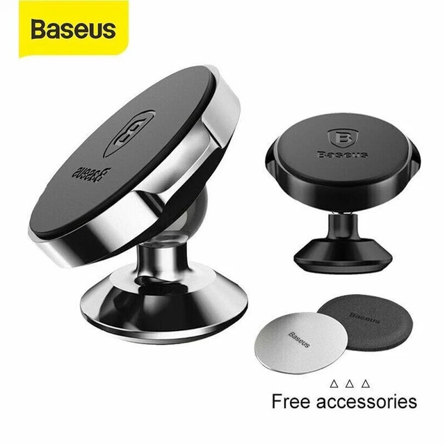 BASEUS DASHBOARD MOUNT Magnetic Car Phone Holder 360° Rotating ...