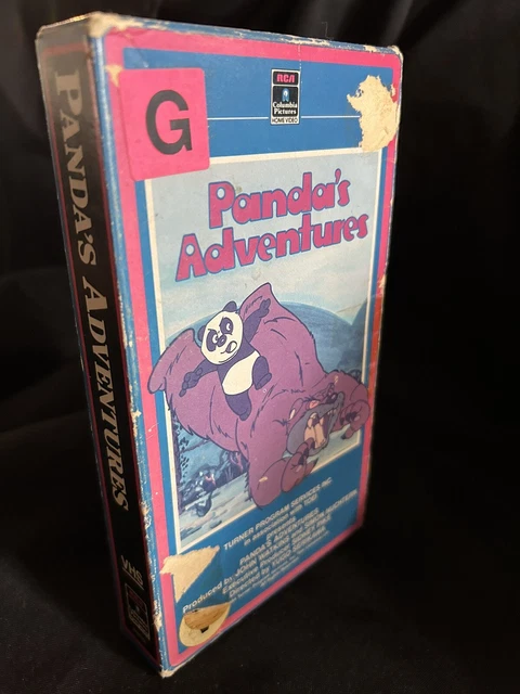 PANDA'S ADVENTURES VHS Columbia Pictures 1973 Early Toei Anime Yugo ...