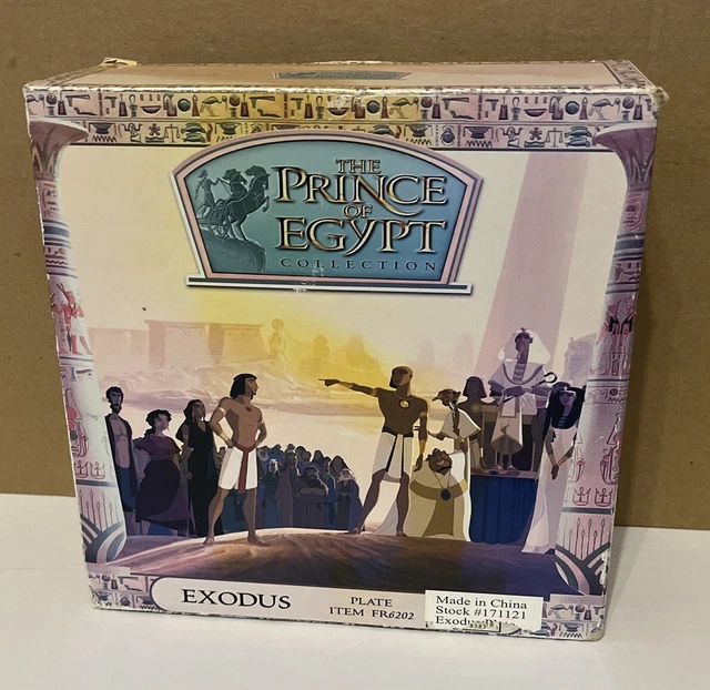 EXODUS 1998 PLATE The Prince of Egypt Collection Dreamworks Item FR6202 ...