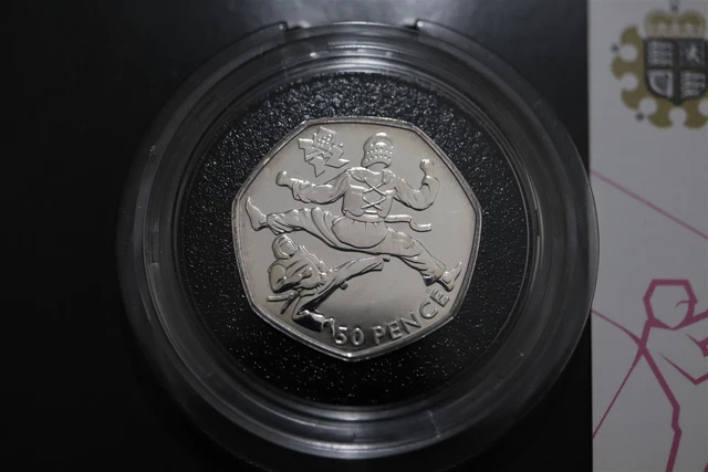 🧭 🇬🇧 UK Gb 2011 Royal Mint Silver Olympics Folder 50P Taekwondo B78 #449 $34.57 - PicClick CA