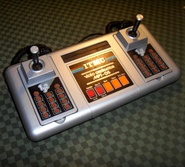 RARE : ANCIENNE console de jeu vidéo avec cartouche cassete style Pong ...