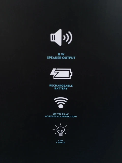 SPEAKER KARAOKE Bluetooth | Intempo With Microphone | Stand & Lights £ ...