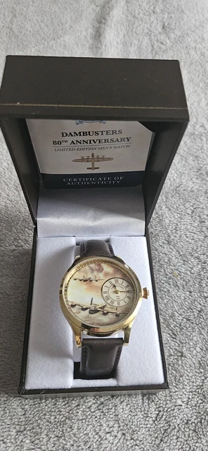 BRADFORD EXCHANGE 80TH Anniversary Dambusters Watch - Amazing- Free UK ...