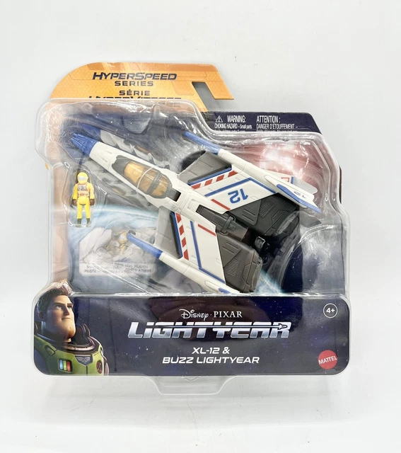 DISNEY PIXAR LIGHTYEAR Hyperspeed Series XL-12 Spaceship & Buzz ...