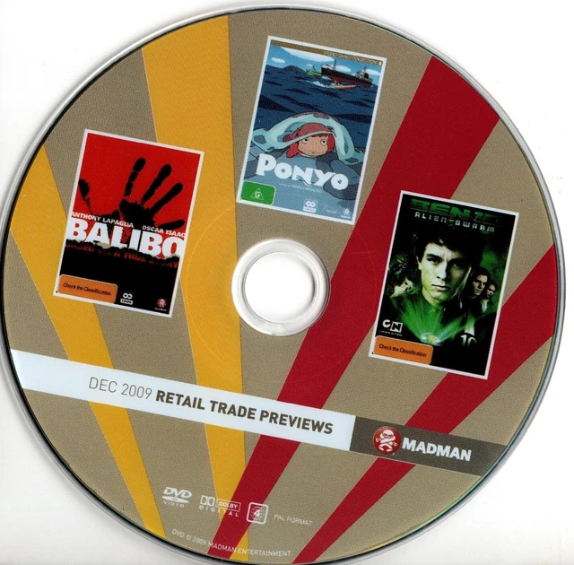 BALIBO / PONYO / BEN 10: ALIEN SWARM - DVD - Madman Trade Preview 2009 ...