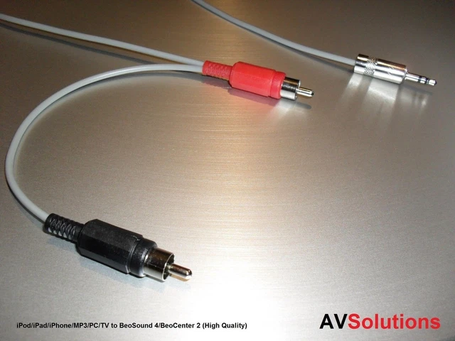 B&O | BEOSOUND 4 | BeoCenter 2 to iPod iPad iPhone MP3 PC TV | HQ Cable ...