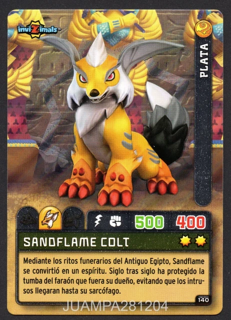 SANDFLAME COLT #140 Cromo Invizimals Criaturas Secretas 2023 Panini EUR ...
