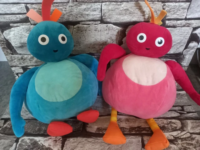 CBEEBIES TWIRLYWOOS TALKING Plush Soft Toys BigHoo & Toodloo Spinning ...