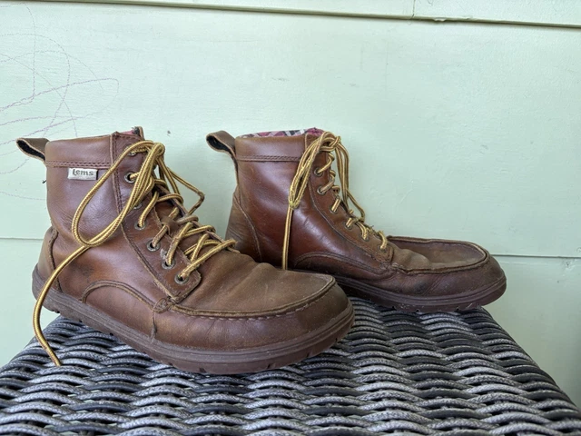 LEMS RUSSET LEATHER Boulder Boot Sz 43 Mens 10 Women’s 11.5 Flaws ...