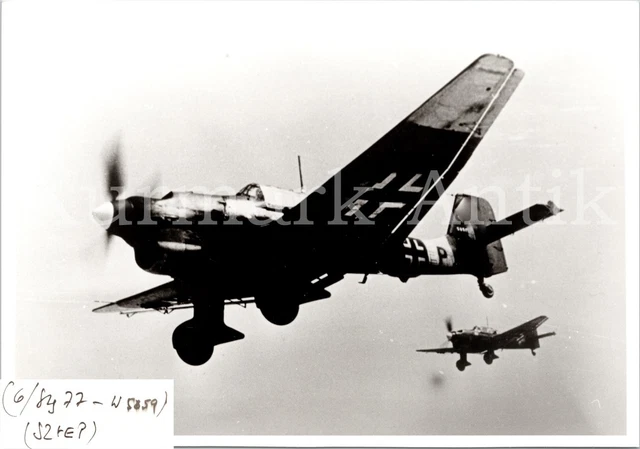 R770 FOTO WEHRMACHT Archiv Repro Luftwaffe Flugzeug Ju87 Stuka Pilot ...