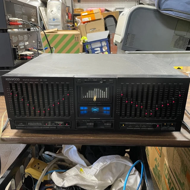 KENWOOD GE-1100 STEREO Graphic Equalizer TESTED SOLD AS IS PLEASE READ ...