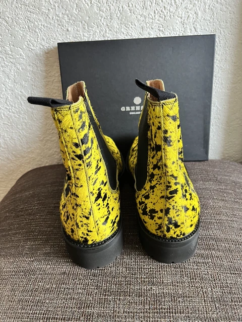 GRENSON X ECKHAUS Latta The Splatter Boots UK 11.5 RRP £495 £150.00 ...