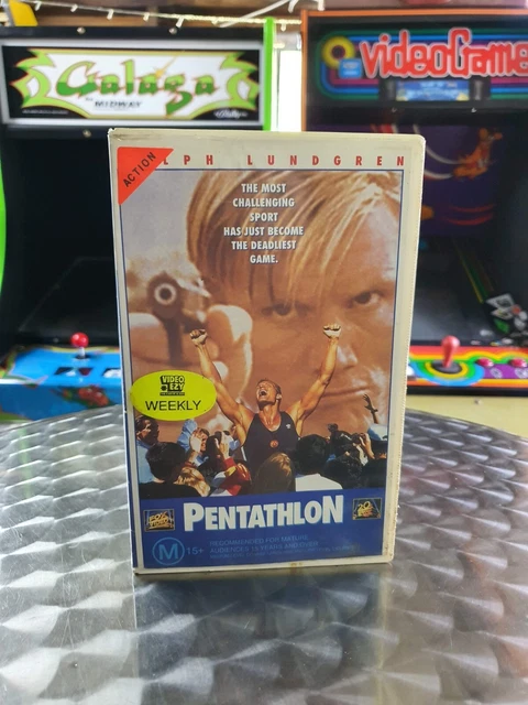 PENTATHLON - DOLPH Lundgren - VHS Movie - Video Tape - Big Box Ex Rental $12.67 - PicClick AU