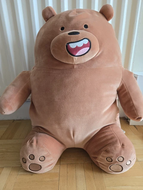 MINISO WE BARE Bears Grizzly Bear Soft Plush Toy 18” Cartoon Network £ ...
