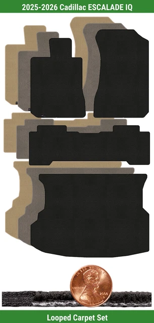 CUSTOM CLASSIC LOOP Mat Set for '25-26 Cadillac ESCALADE IQ (4 pieces ...