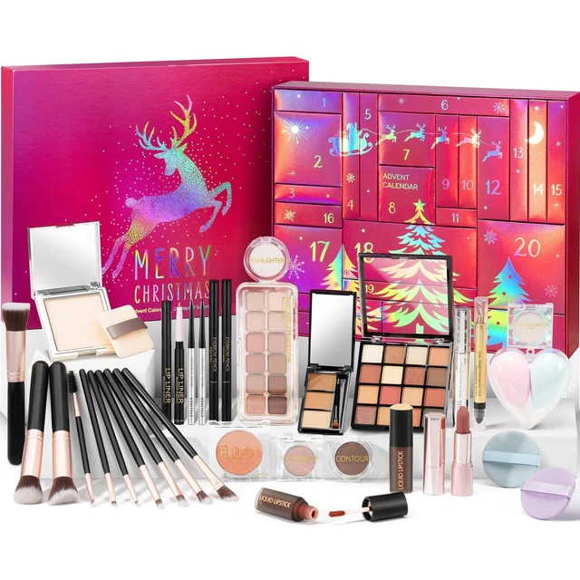 MAKEUP BEAUTY ADVENT Calendar 2025, 24 Days Christmas Countdown ...