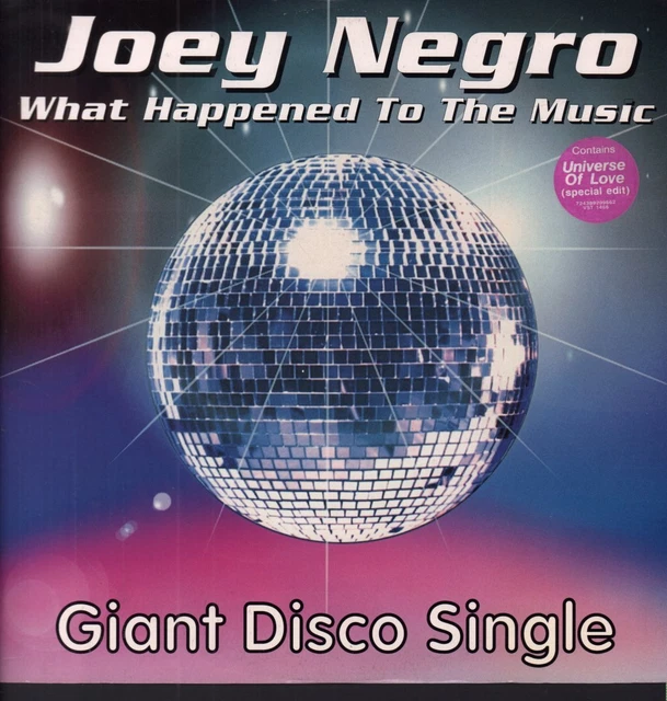 JOEY NEGRO WHAT Happened To the Music 12" vinyle UK Ten 1993 en pochette photo a EUR 3,98 ...