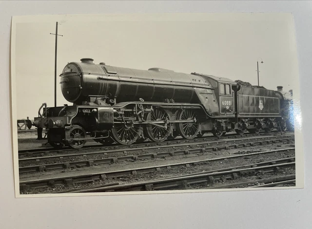 BR RAILWAY LOCOMOTIVE Photograph H2 Class - 60881 Doncaster - D1288 £3. ...