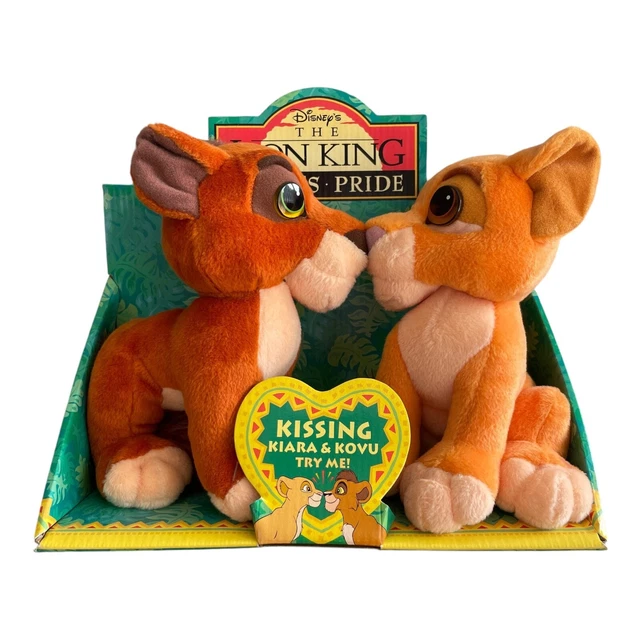 MATTEL DISNEY LION King 2 Simba's Pride Kissing Kiara & Kovu Plush 1998 ...