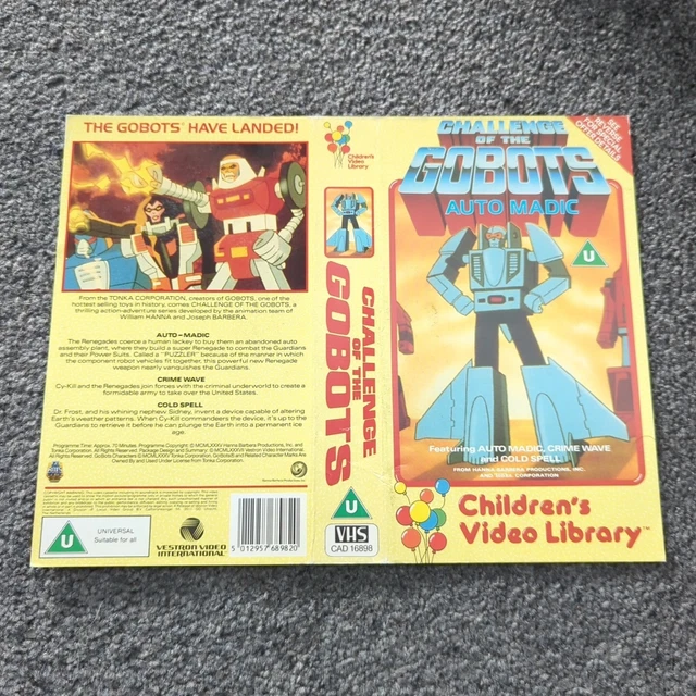 CHALLENGE OF THE Gobots Auto Madic 1985 VHS SLEEVE ONLY £2.00 - PicClick UK