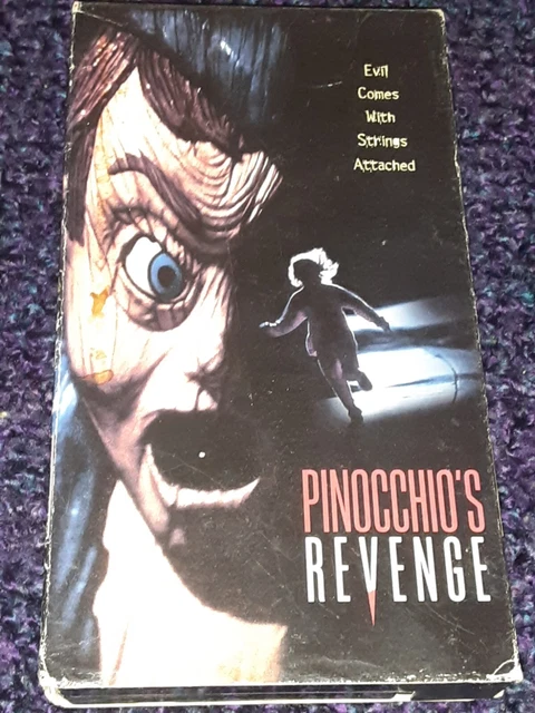PINOCCHIO'S REVENGE VHS Rare HTF Horror Cult Classic Vidmark Release ...