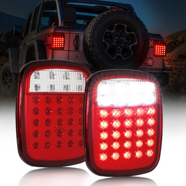 UNIVERSAL SQUARE 12V Combination 33 LED Signal Tail Light For Truck ...