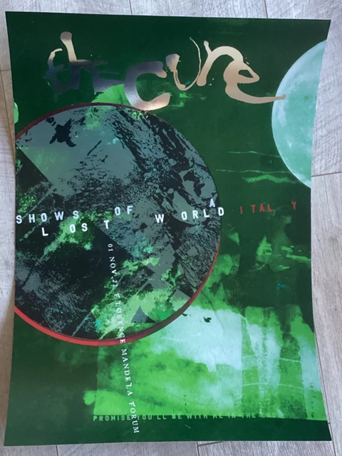 THE CURE - Florence 2022 Live Show Official Tour Memorabilia. Concert ...