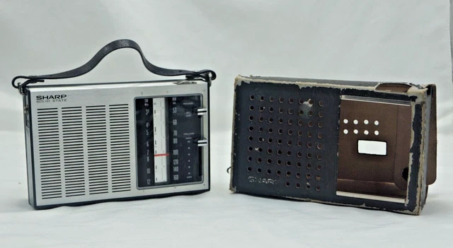 VINTAGE SHARP BX-250 AM & SW Transistor Radio $15.00 - PicClick AU