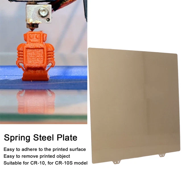 3D PRINTER SPRING Steel Plate Flexible Double Sided PEI Bed Printing Platform $73.45 - PicClick AU