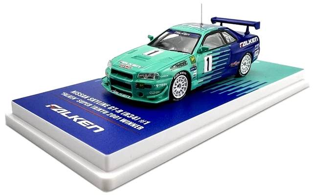 INNO64 NISSAN SKYLINE GT-R R34 Super Taikyu Winner Falken Livery £159. ...