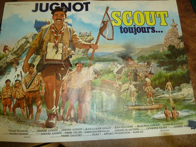 AFFICHE SCOUT TOUJOURS 60x79 cm Cinéma 1985 Non Signe de Piste Non ...