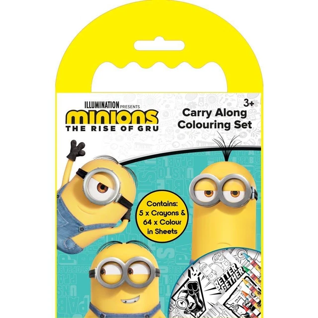 MINIONS: THE RISE Of Gru Colouring Set SG32250 £6.59 - PicClick UK