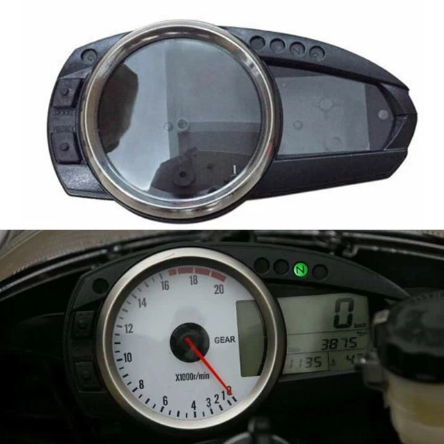 FOR KAWASAKI ZX6R ZX636 Speedometer Tachometer Gauge Cover Universal ...