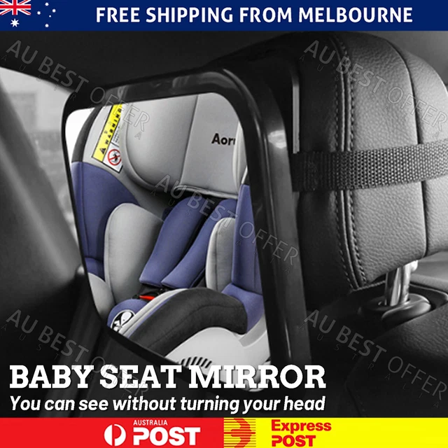 CAR BABY SEAT Inside Mirror View Back Safety Rear Ward Facing Child ...