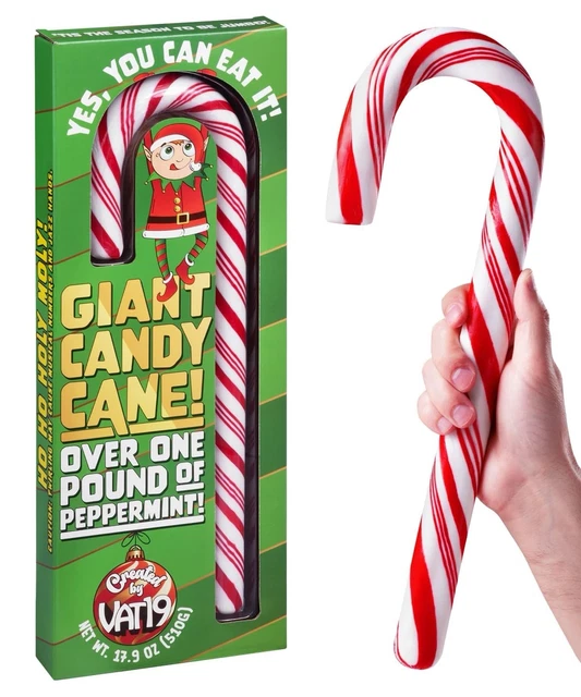 ELF GIANT CANDY Cane Maple Syrup Flavored with Sherbet £1.16 - PicClick UK