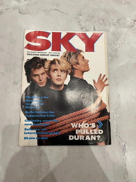SKY MAGAZINE NO.2 Duran Duran May 1987 Very rare and amazing condition ...
