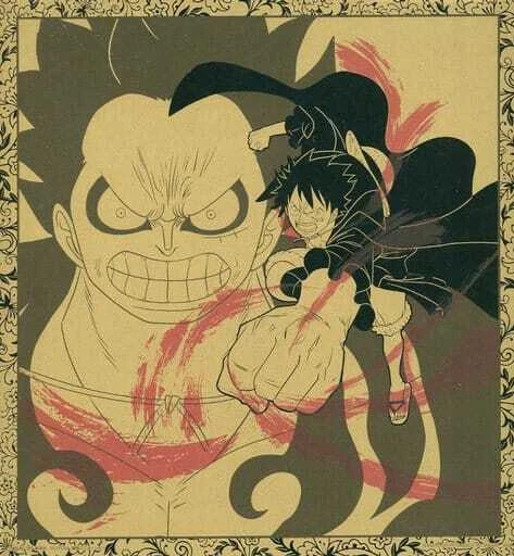 ONE PIECE NIGHT Monkey D. Luffy Shikishi Card use toy Collection most ...